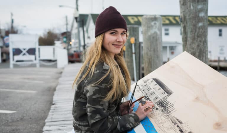 The Art of Kelly Franké Goes with the Grain - North Fork Real Estate ...